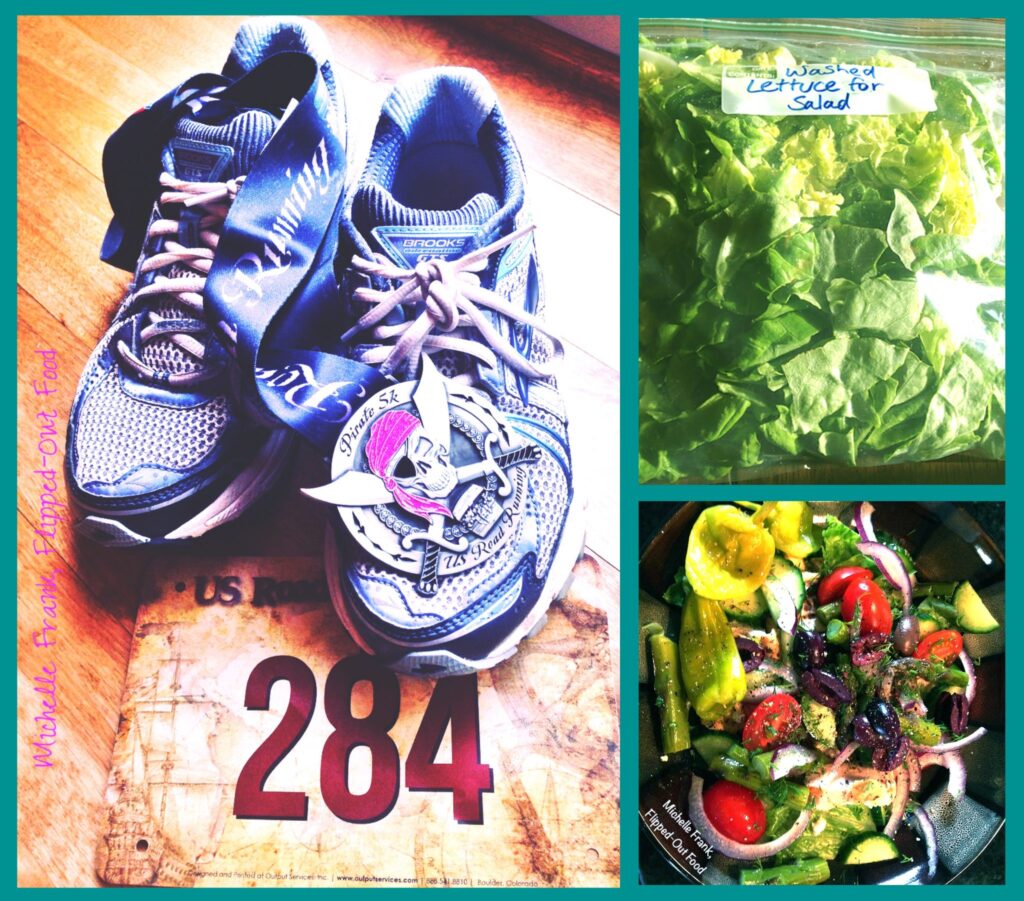 Running and Veggies: a healthy living strategy