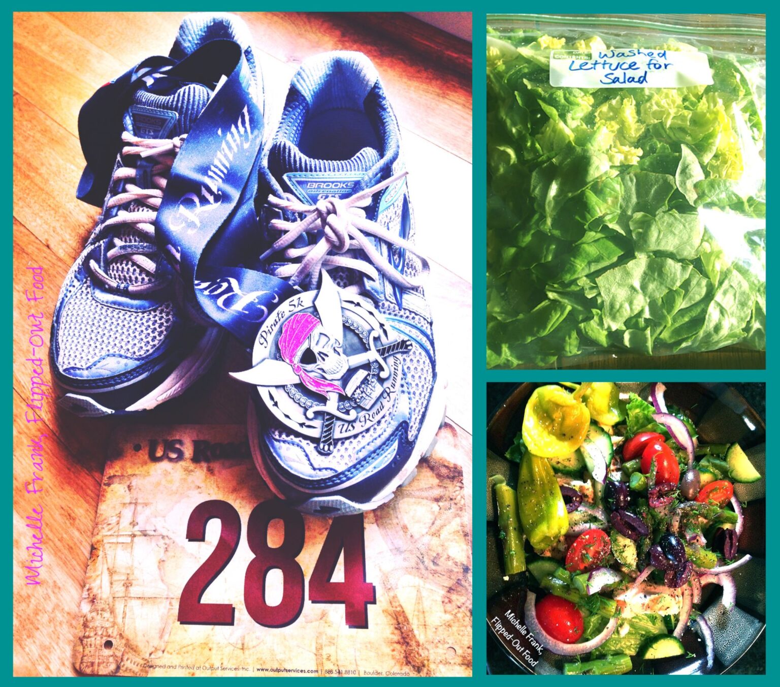 Running and Veggies: a healthy living strategy