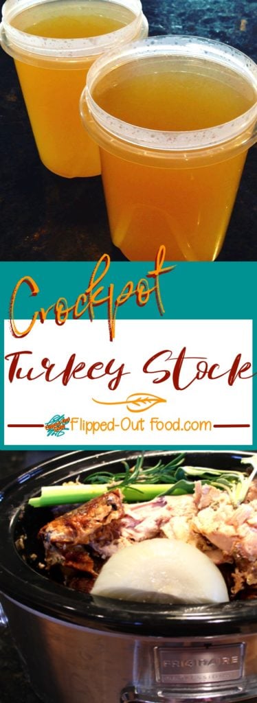 Crockpot Turkey Stock