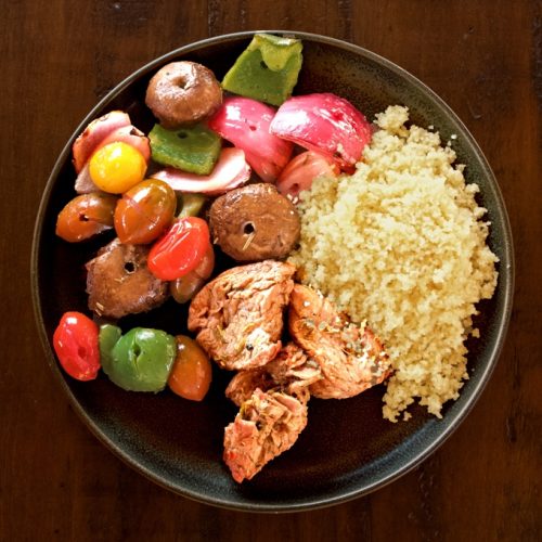 Grilled Beef Kebabs with Vegetables - Flipped-Out Food