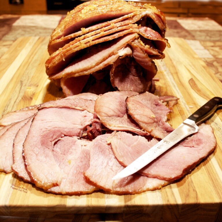 Orange Bourbon Glazed Ham - perfect and juicy every time!