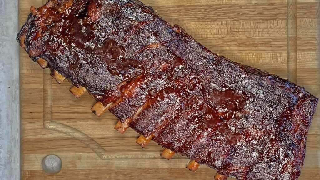 Smoked Ribs Charcoal Grill Or Smoker This Is Real Deal Bbq