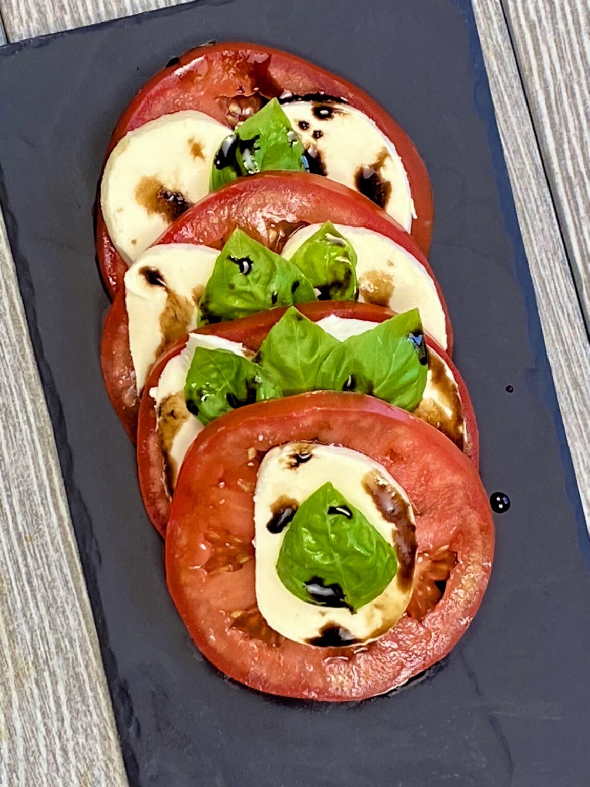 Caprese Salad with Balsamic Glaze - Fast, flavorful and Fun!