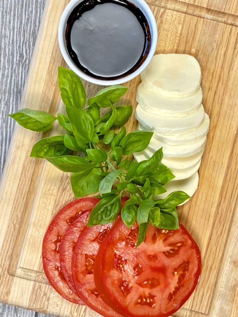 Caprese Salad with Balsamic Glaze - Fast, flavorful and Fun!