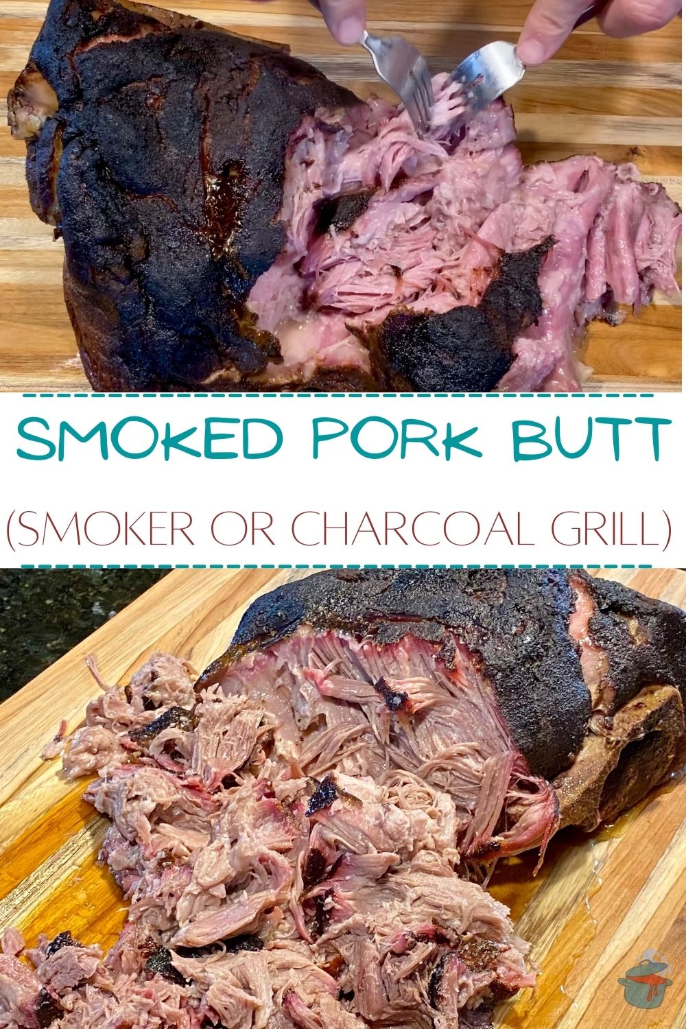 Smoked Pork Butt Charcoal Grill Or Smoker Flipped Out Food