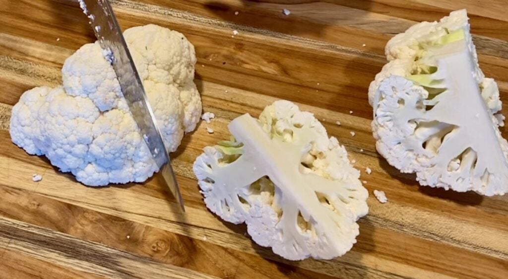 Easy Microwave Cauliflower - Surprisingly easy and awesome!