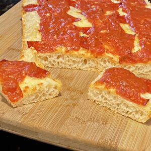 Homemade Pan Pizza - with that perfect buttery fried crust!