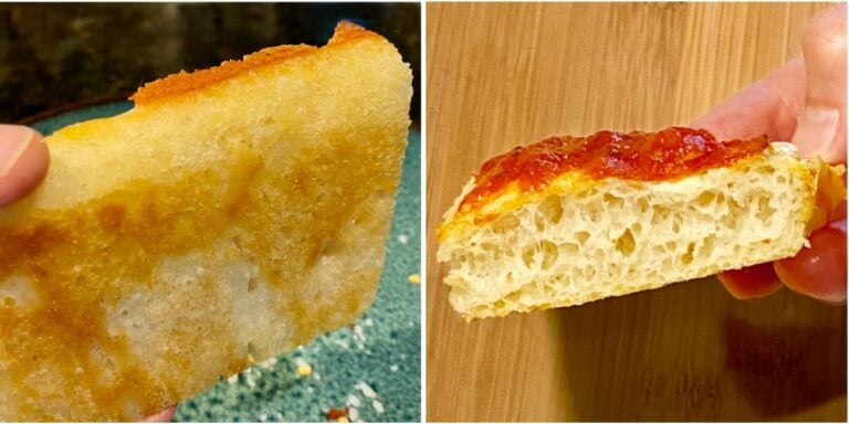 Homemade Pan Pizza - with that perfect buttery fried crust!