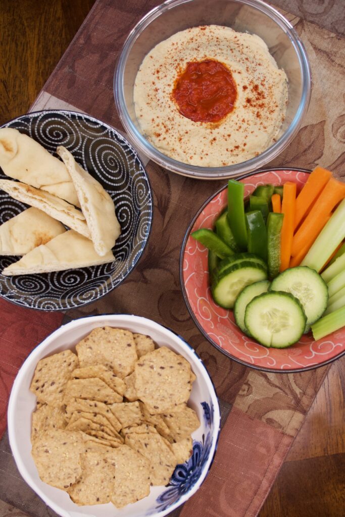 Easy Spicy Hummus - creamy, delicious, & done in 5 minutes!
