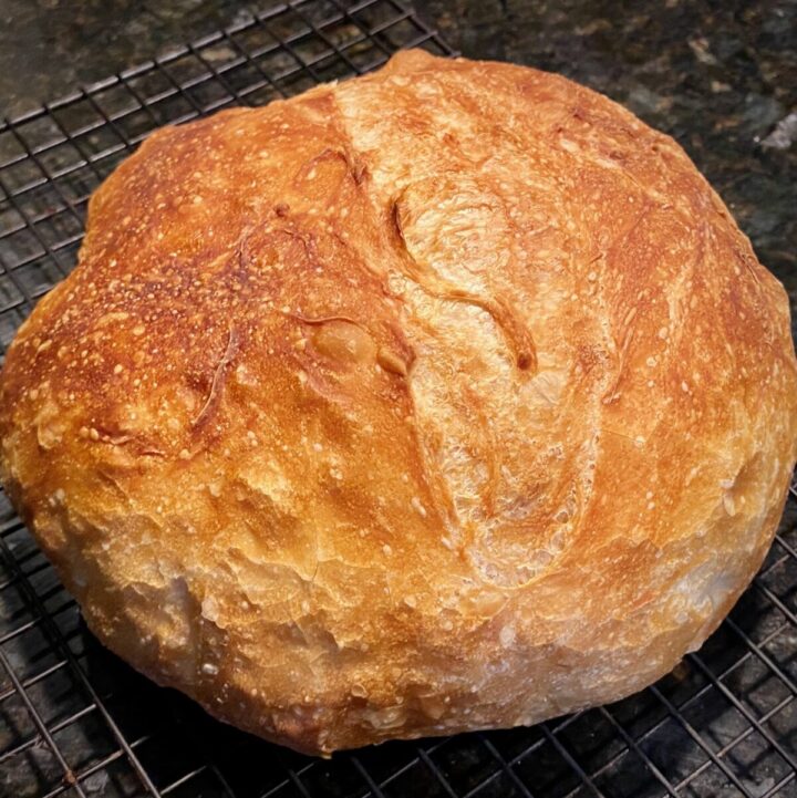 Rustic Bread (no knead) - So simple, anyone can do this!
