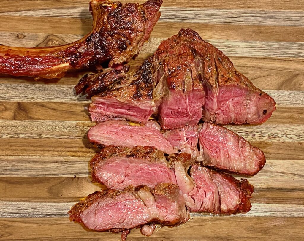 Grilled Tomahawk Steak - Perfectly cooked and juicy every time!